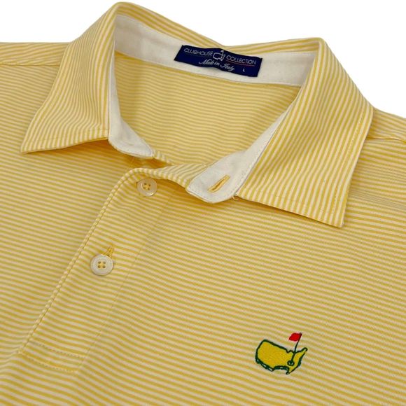 Masters | Shirts | Masters Clubhouse Collection Mens Striped Polo Shirt ...